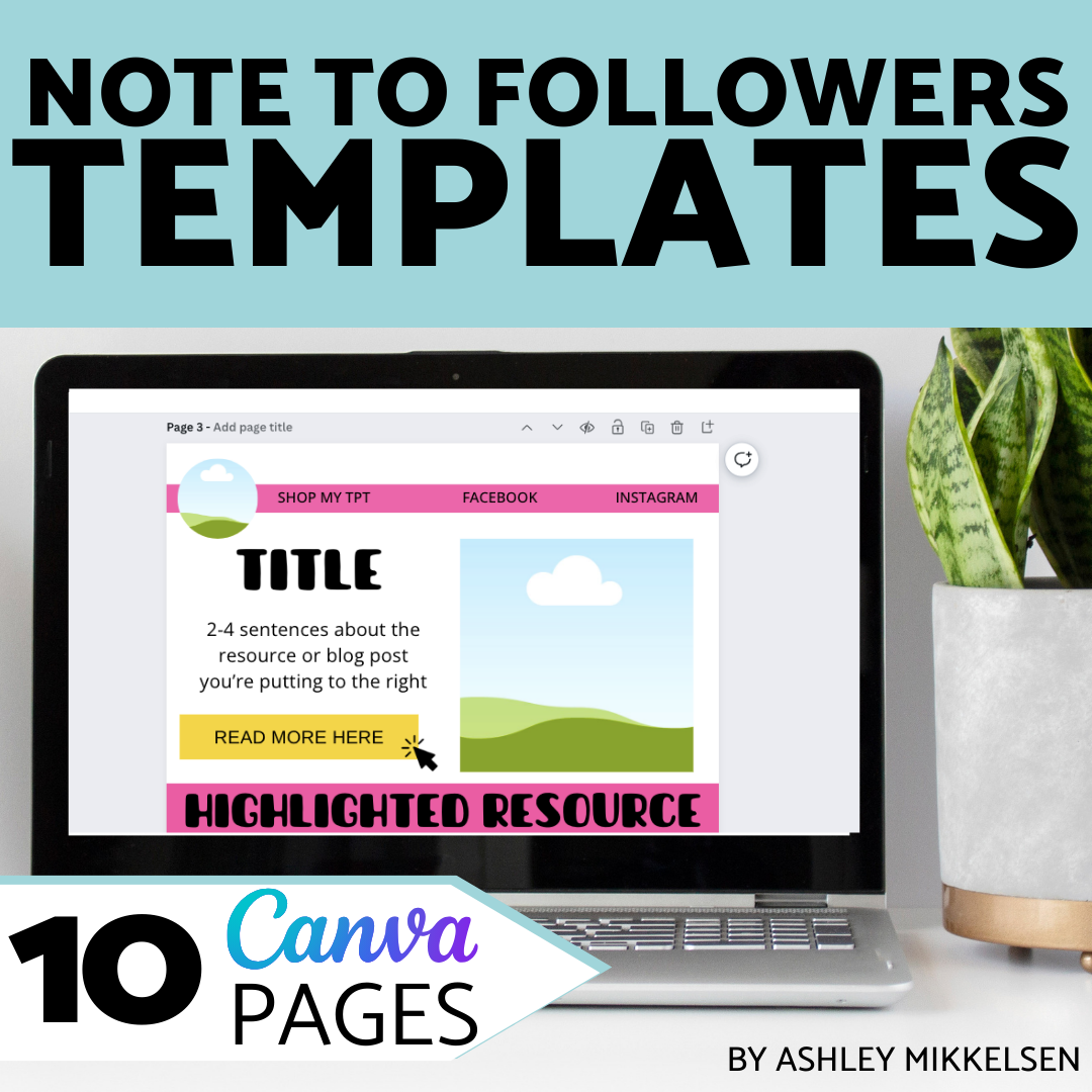 How to Make a Beautiful Note to Followers – Teach the Teacher Author
